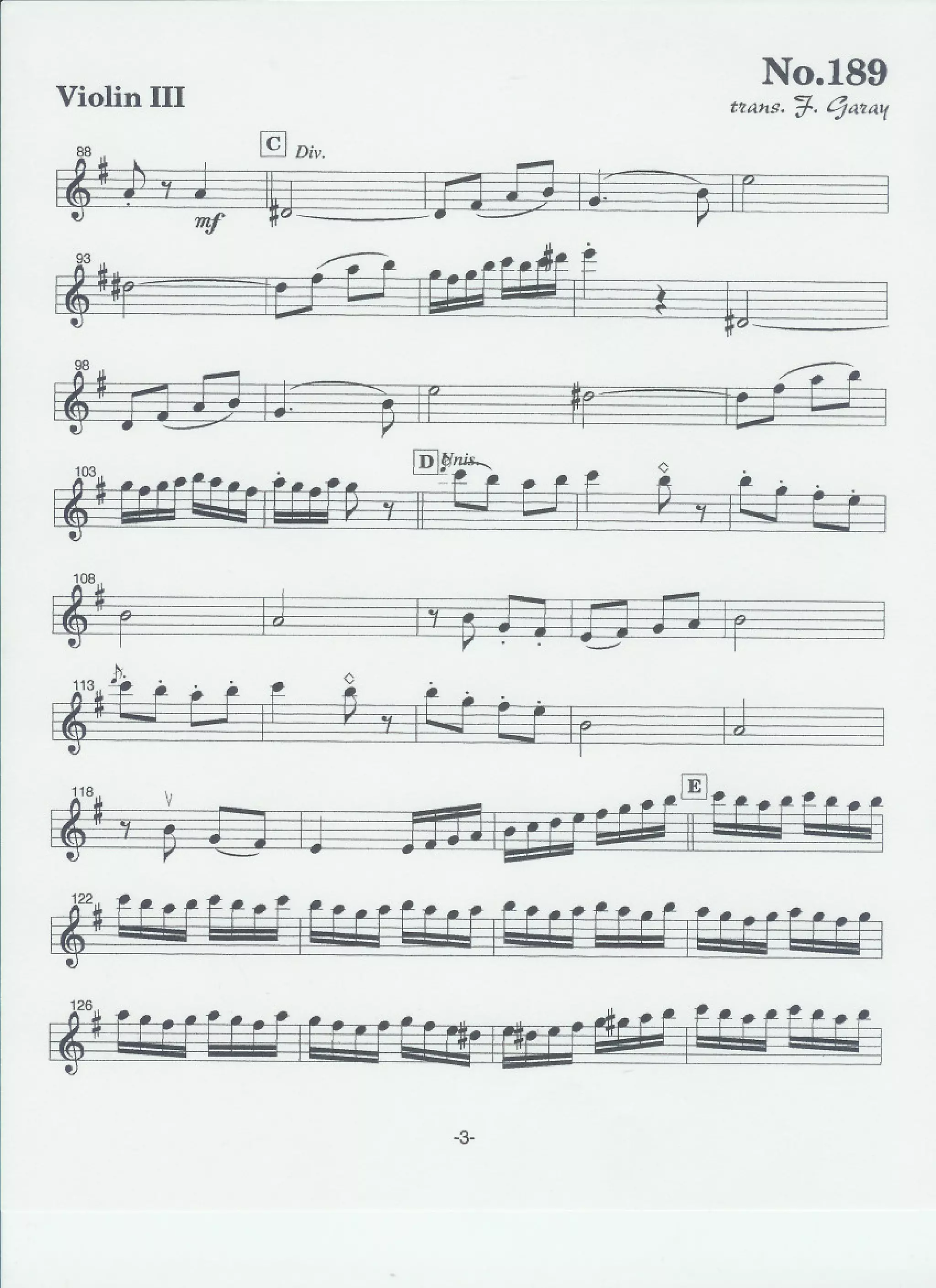 Violin iii 189 | PDF