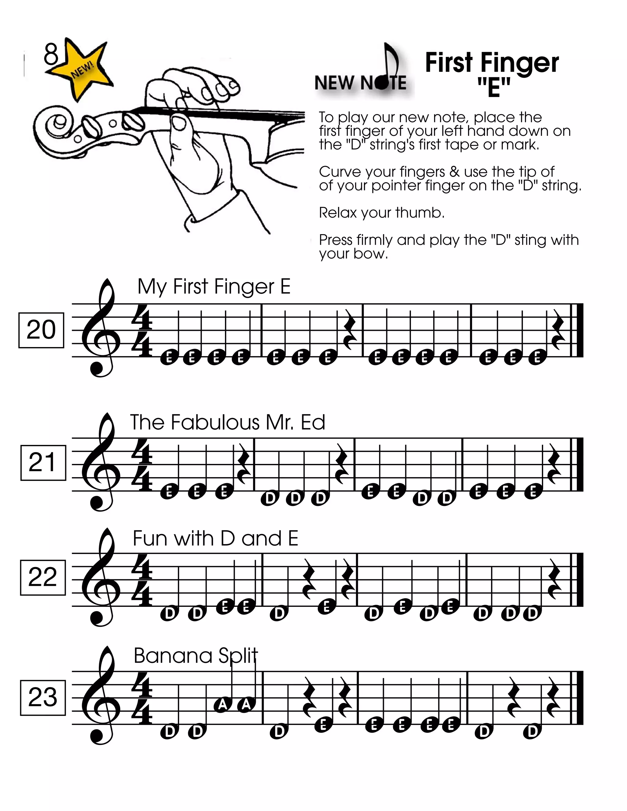 Violino método - infantil | PDF
