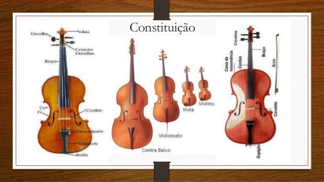 Violinos e violoncelos