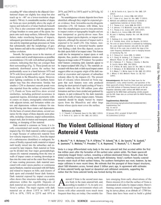 Viollent colisional history_of_vesta | PDF