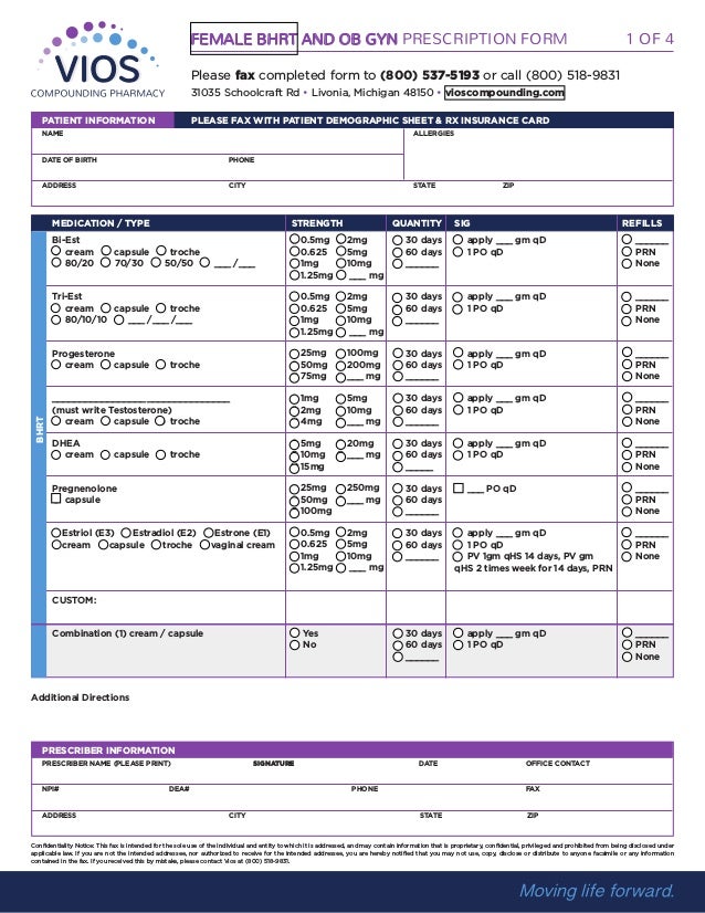 Vios compounding-female-bhrt-and-ob-gyn-form