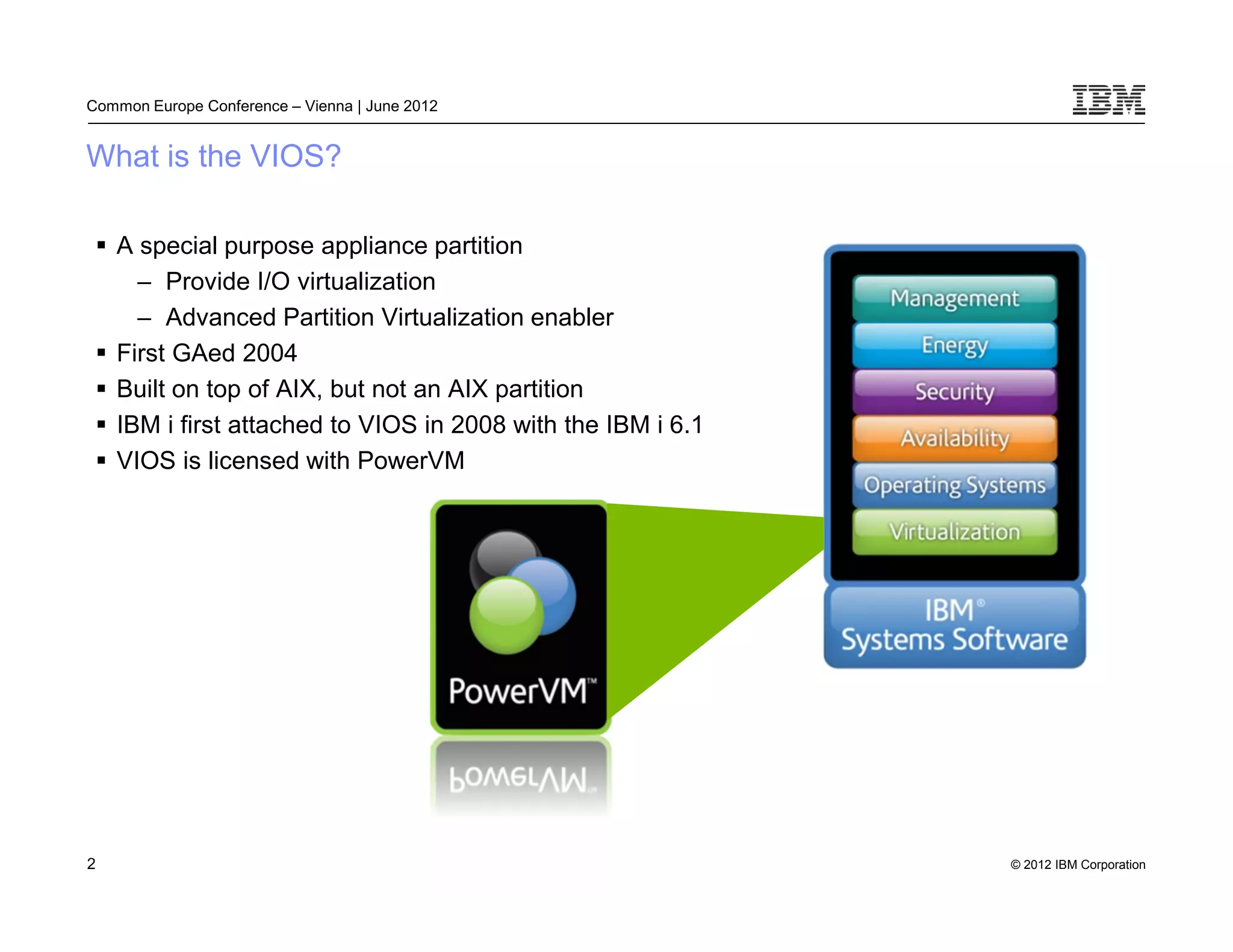 VIOS in action with IBM i | PDF