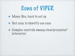 Clean VIP (Clean Swift) architecture | PPT