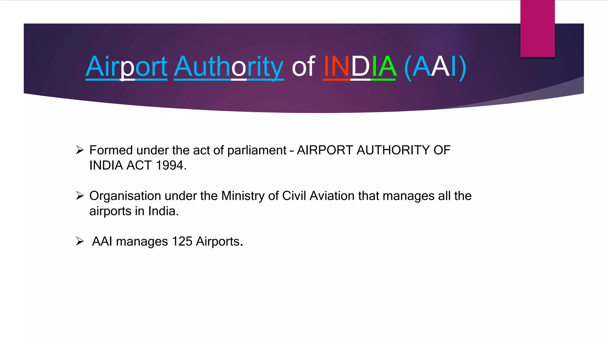 CNS, Airport Authority of India(AAI) | PPTX