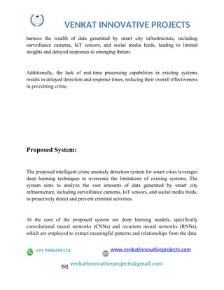 VIP25P502.INTELLIGENT CRIME ANOMALY DETECTION IN SMART CITIES USING ...