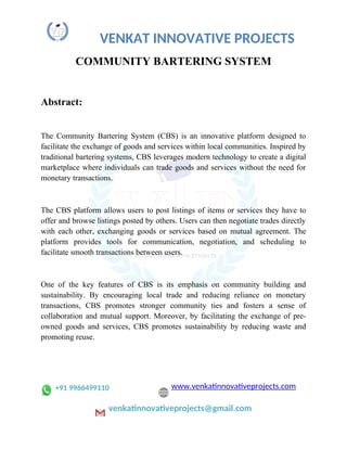 VIP25P512.COMMUNITY BARTERING SYSTEM.docx