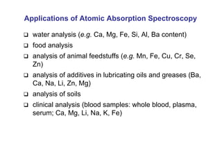 Vip atomic absorption spectroscopy | PDF