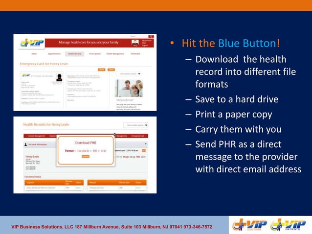 Vip doctors & patients presentation 4.11.2013