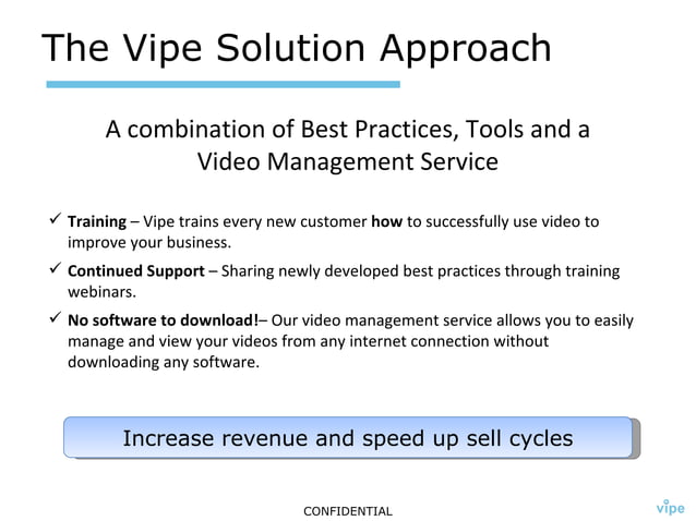Vipe Hi Tech Sales Presentation | PPT