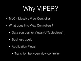 Introduction to VIPER Architecture | PDF