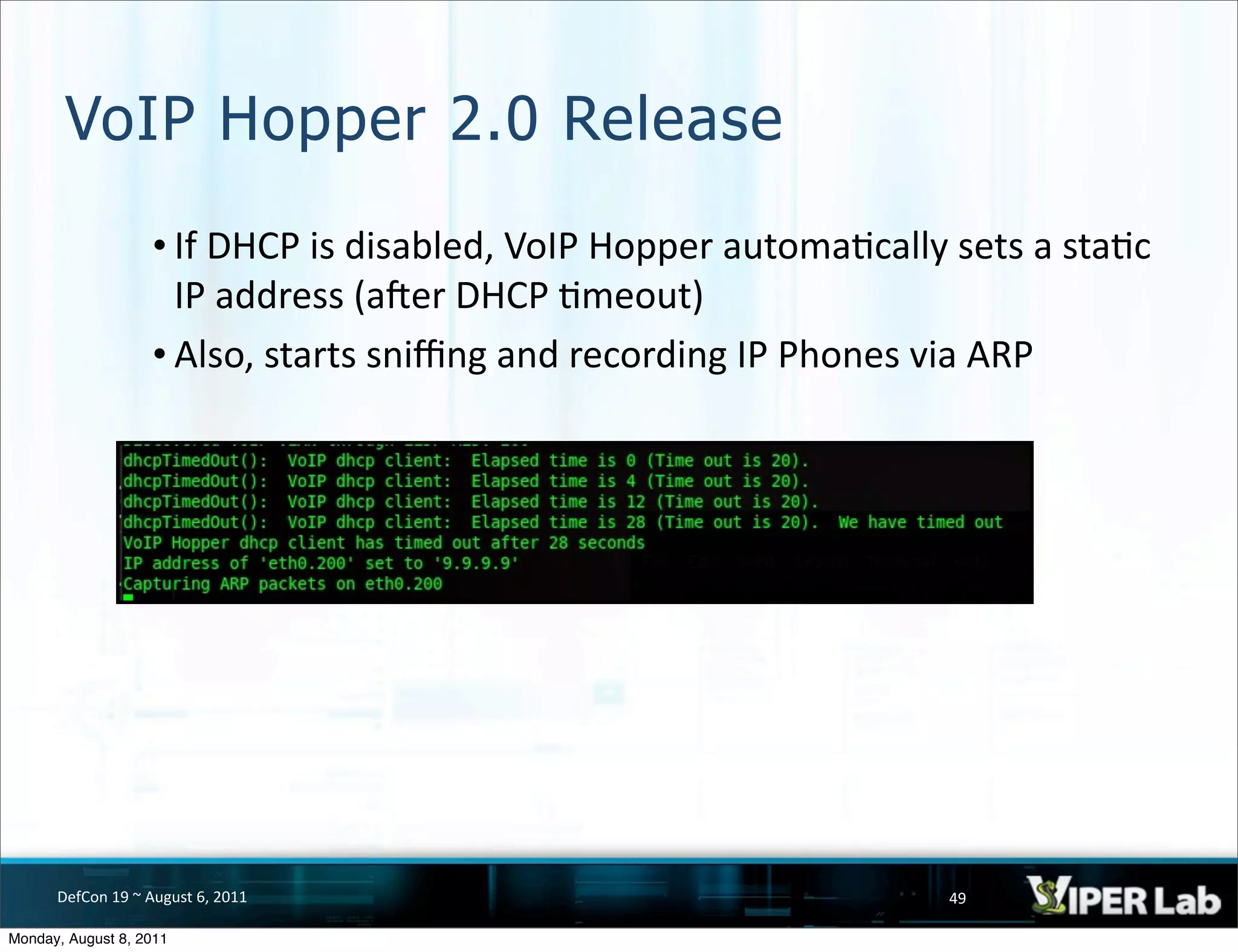 VoIP Hopping the Hotel: Attacking the Crown Jewels through VoIP