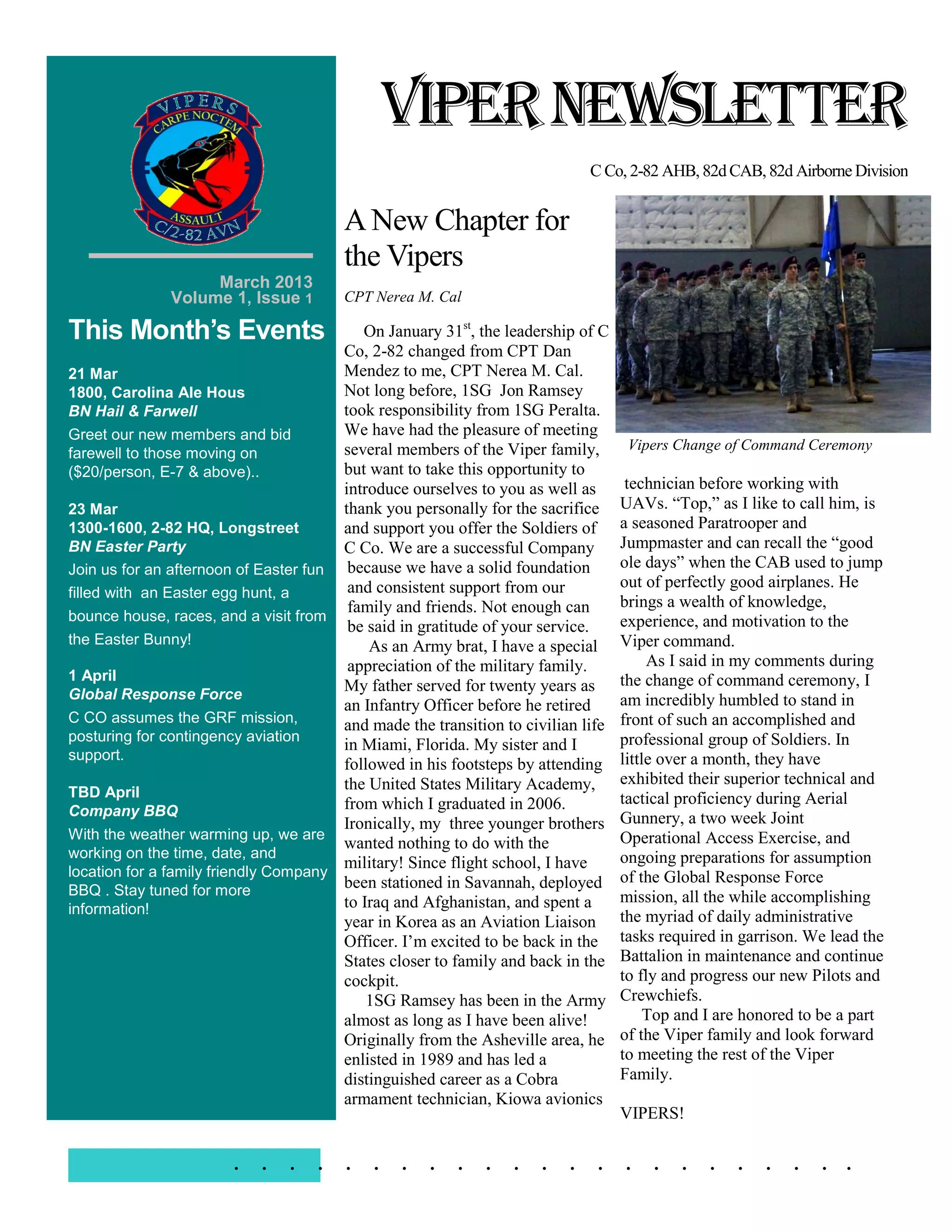 Viper newsletter (march 2013) | PDF