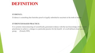 Evidence Based Practice | PPTX
