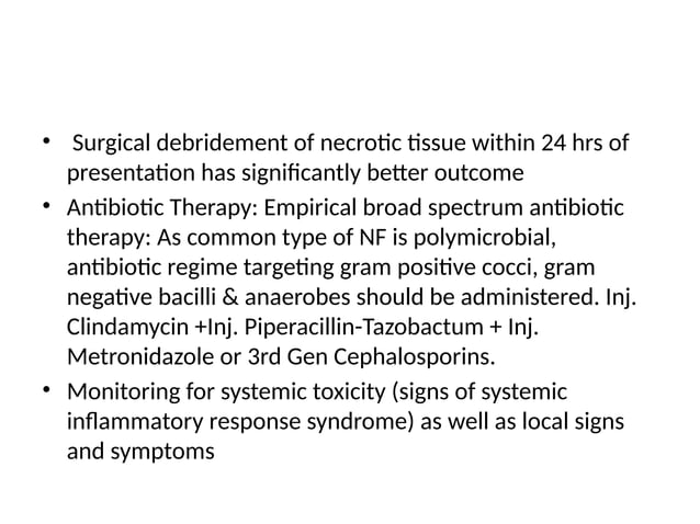 Clinical approach and principle of management of cellulitis and ...