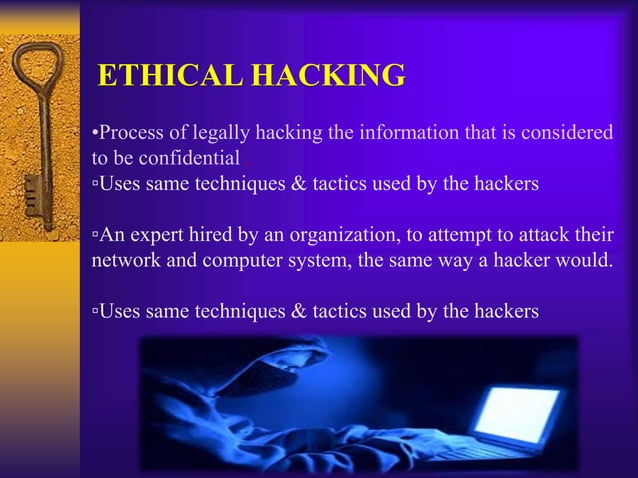 Basic ethical hacking for seminar presentation | PPT