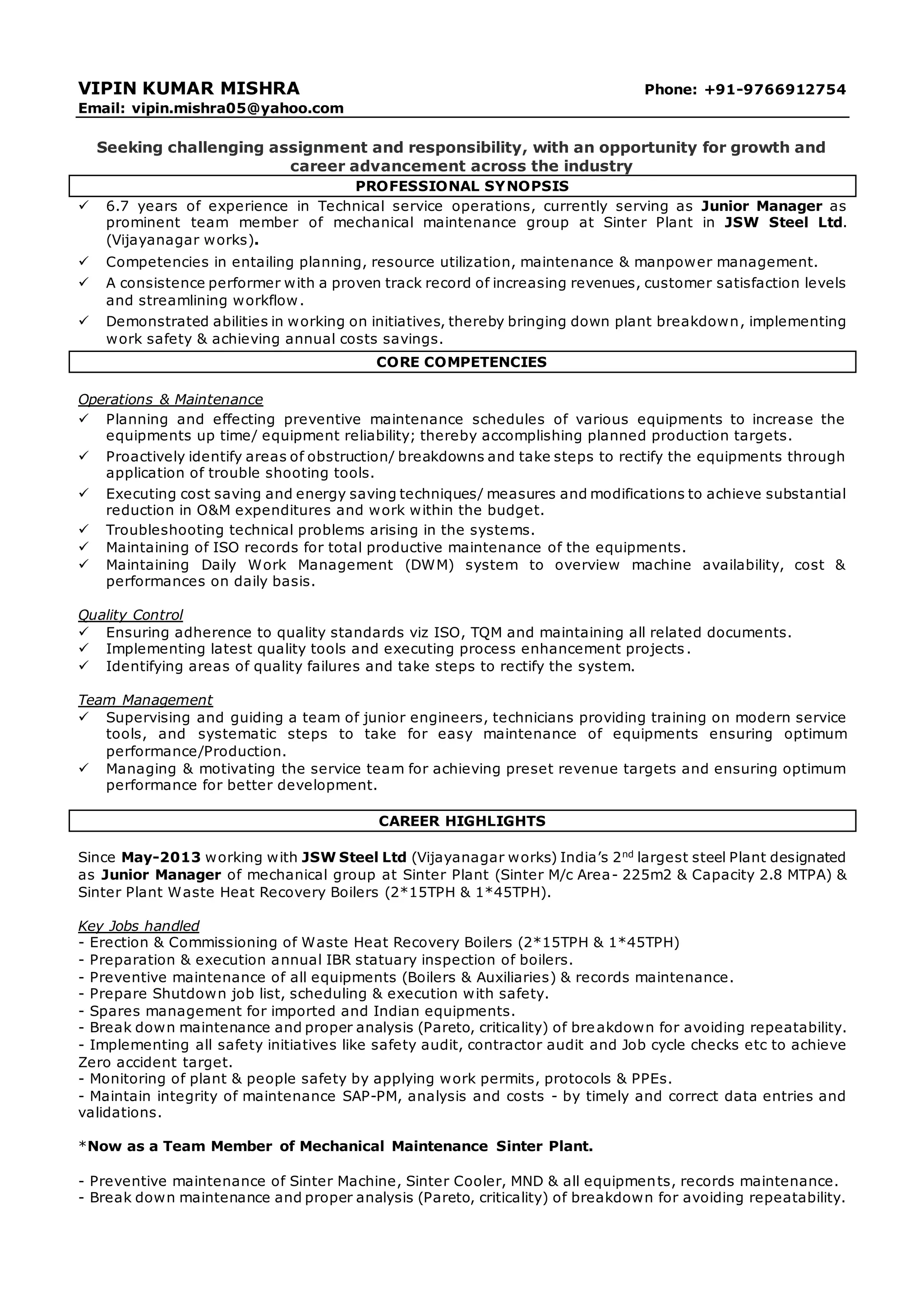 Vipin mishra june 16 | PDF