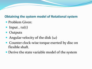 Translational and Rotational system | PPTX