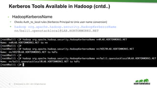 Troubleshooting Kerberos in Hadoop: Taming the Beast | PPT
