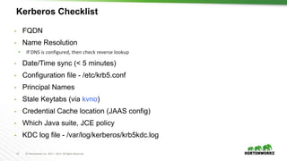 Troubleshooting Kerberos in Hadoop: Taming the Beast | PPT