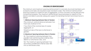 Detailing of Reinforcement in Concrete Casted Members | PPTX