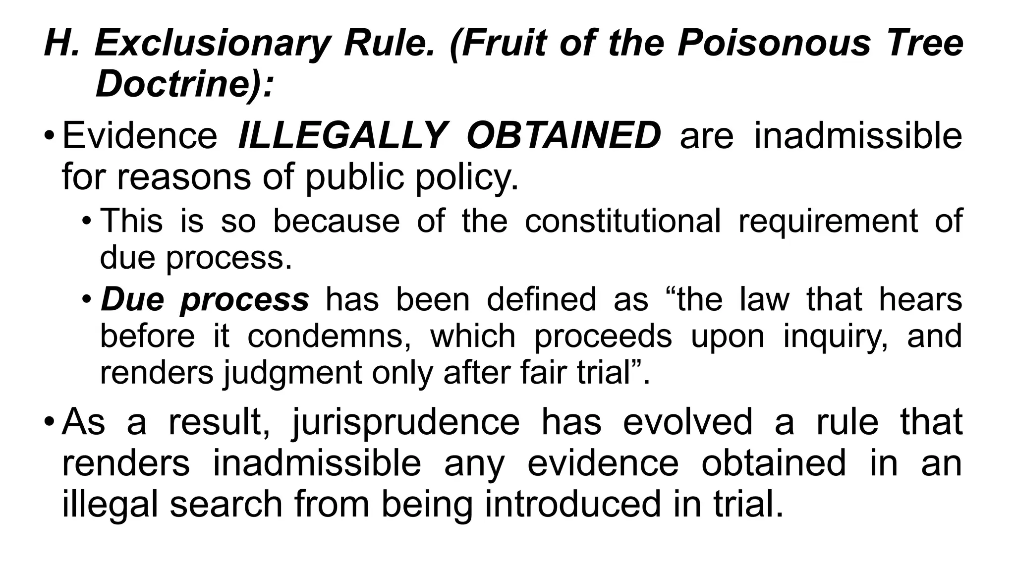 Rules of Evidence Lectures for Reviewees | PPT