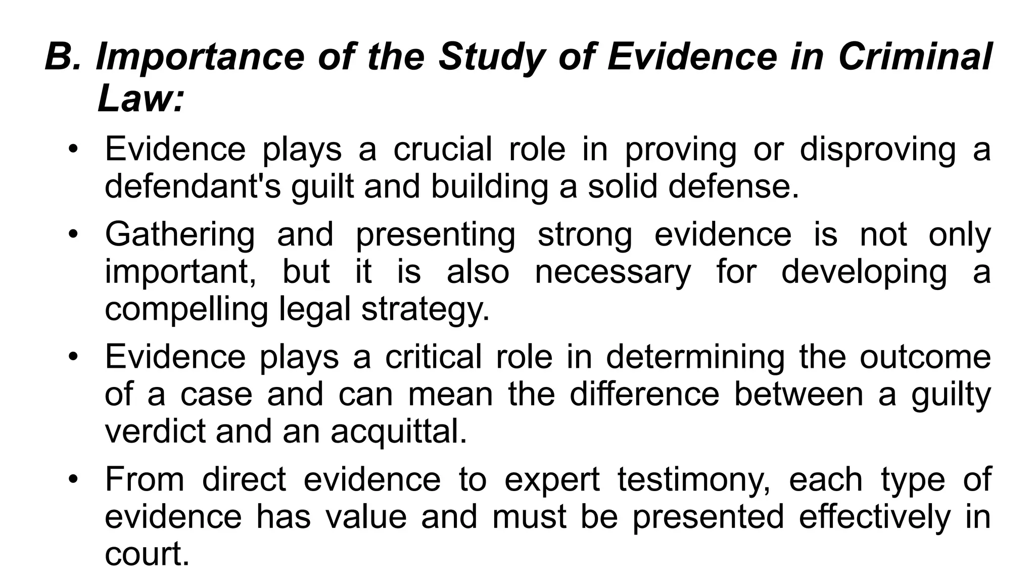 Rules of Evidence Lectures for Reviewees | PPT