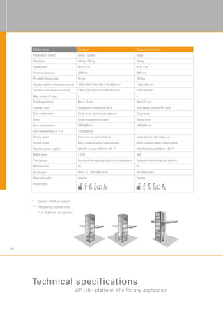 Vipliftbrochure | PDF