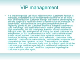 Vip Management | PPT