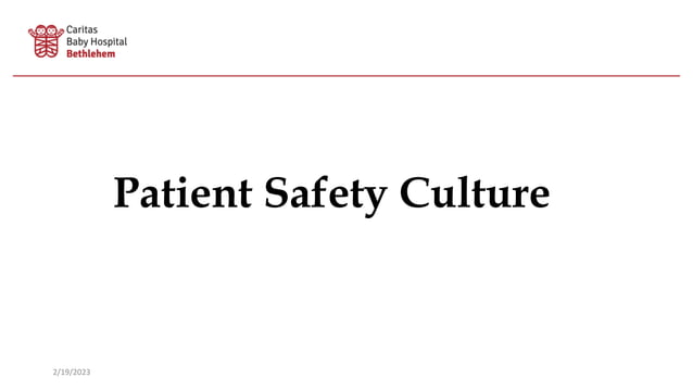 VIP Patient Safety Culture ppt.pptx