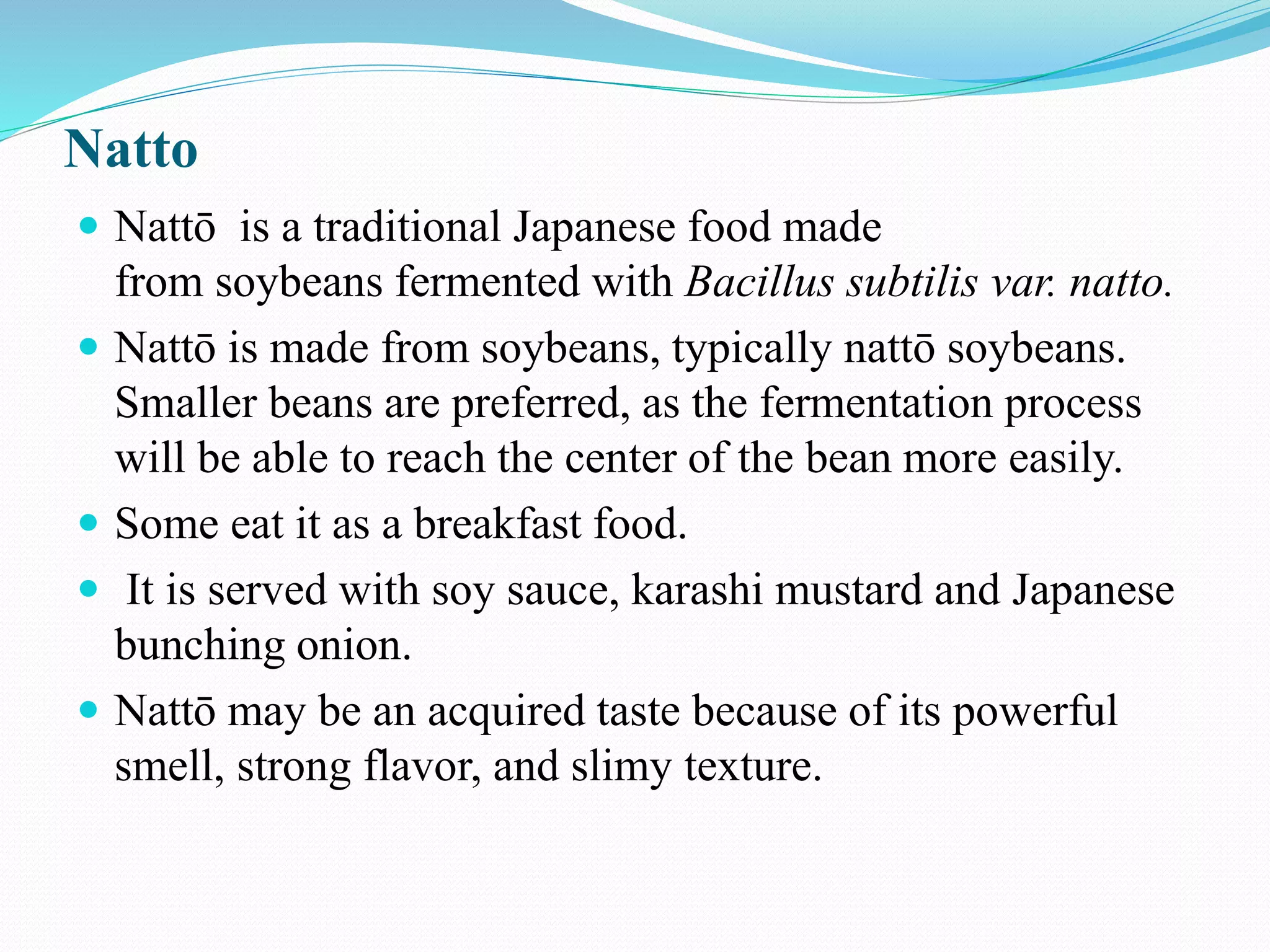 fermented food products | PPTX