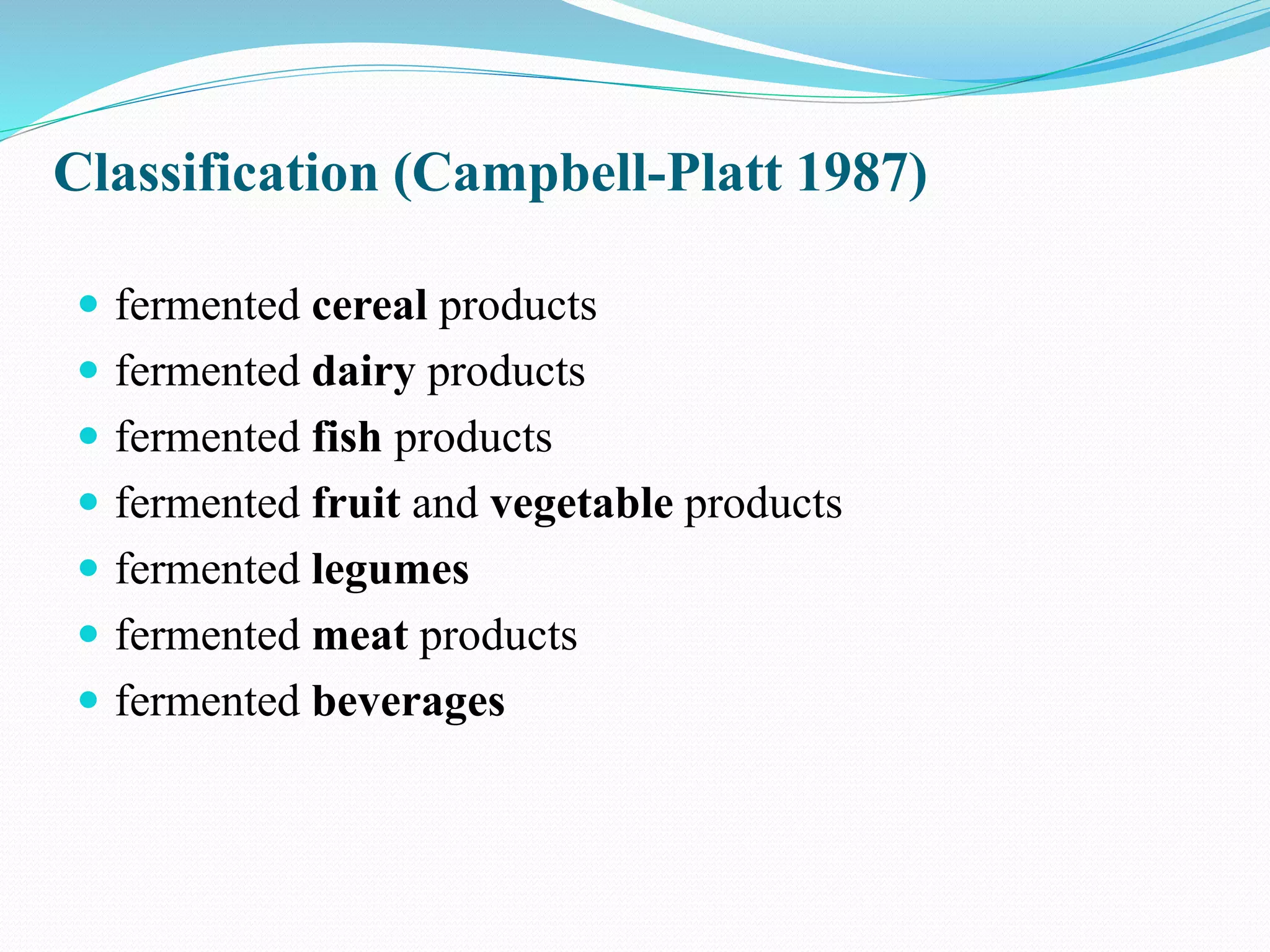 fermented food products | PPTX