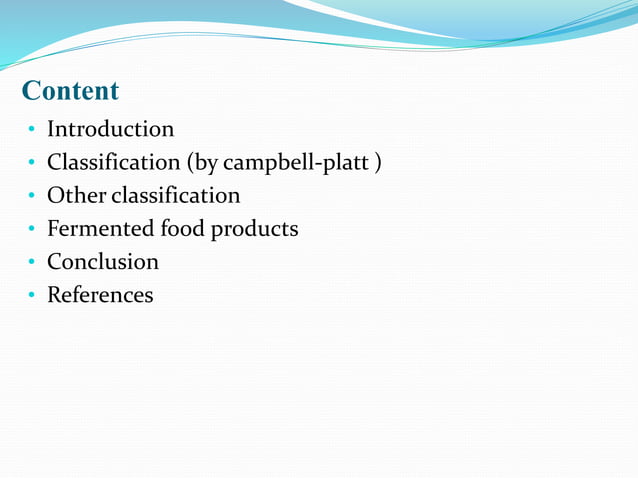 fermented food products | PPTX