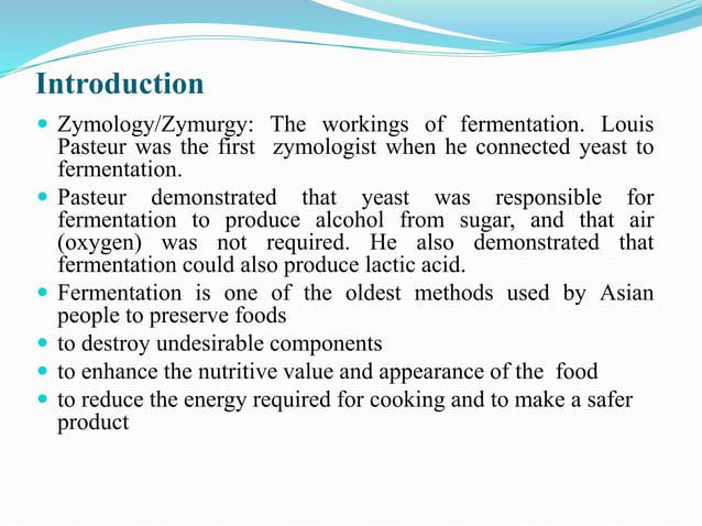 fermented food products | PPTX