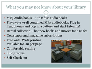 Matheson Memorial Library, Elkhorn, WI | PPSX | Technology & Computing