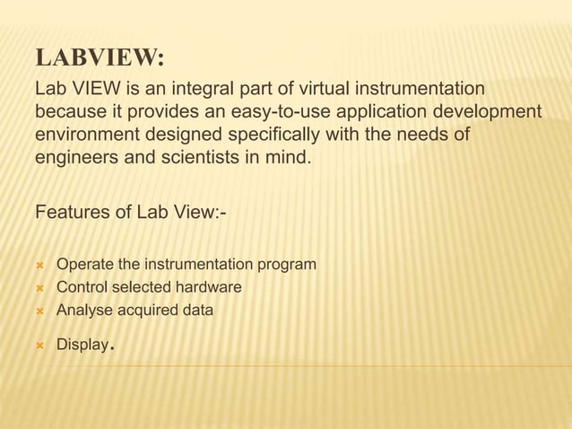 Virtual Instrumentation based surveillance system in industry | PPT