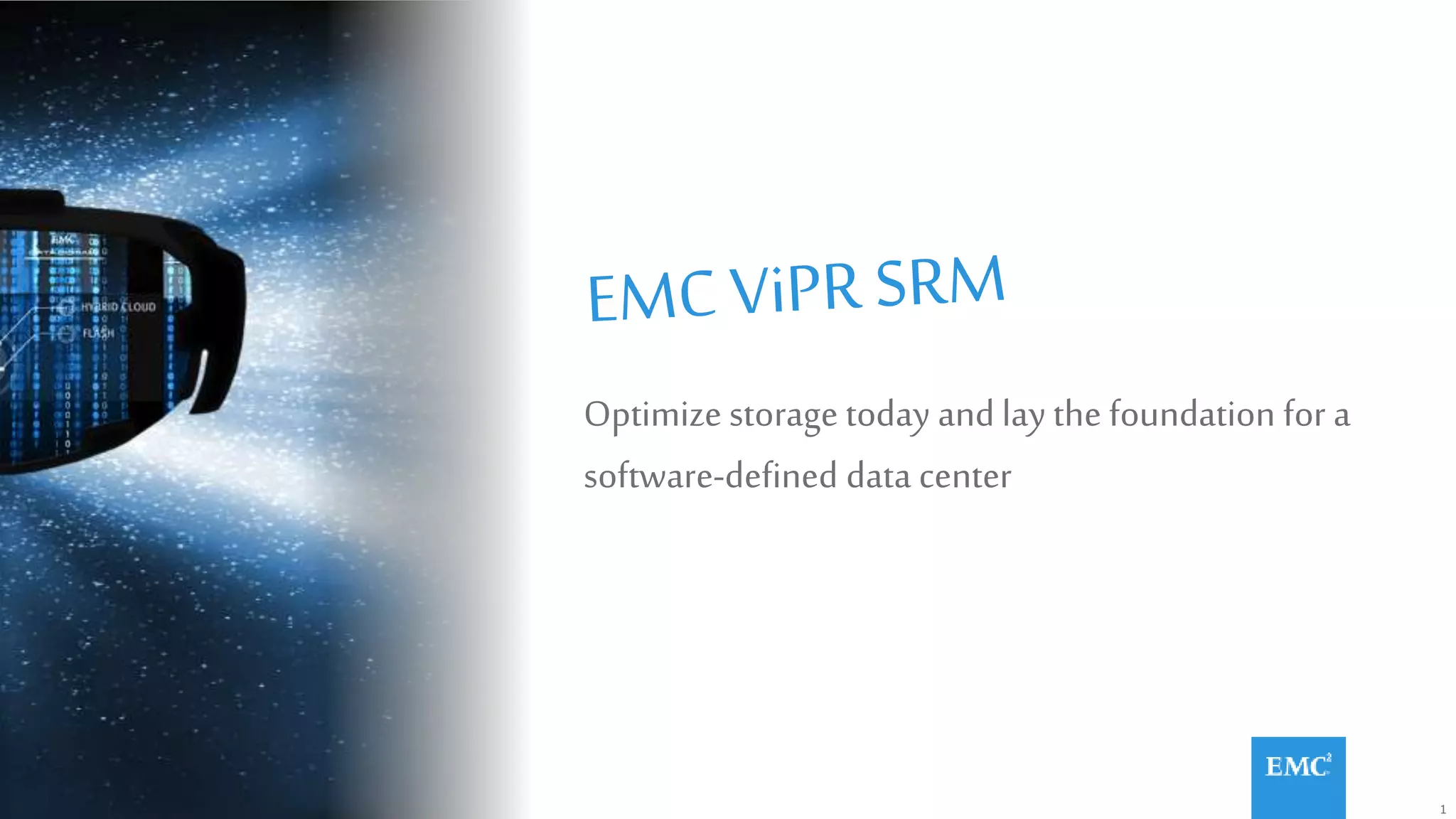 EMC Vipr srm-technical Deep dive | PPTX | Cloud Computing | Internet