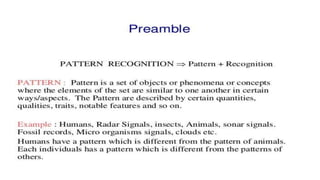 Neural Networks for Pattern Recognition | PPTX