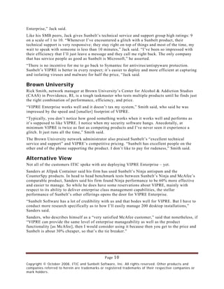 VIPRE Business Takes a Bite out of Bloatware | PDF | Antivirus Software ...