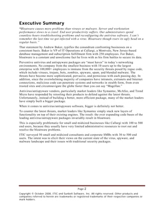 VIPRE Business Takes a Bite out of Bloatware | PDF | Antivirus Software ...