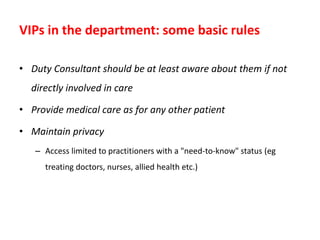 Patient confidentiality in emergency department | PPTX | First Aid ...