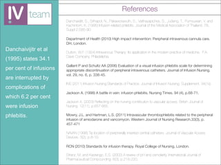Introduction to the Visual Infusion Phlebitis (VIP) score | PDF