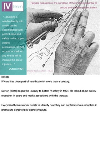 Notes to support the presentation 'Introduction to the Visual Infusion ...