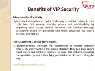 VIP Security Service - ICORP Security.pptx