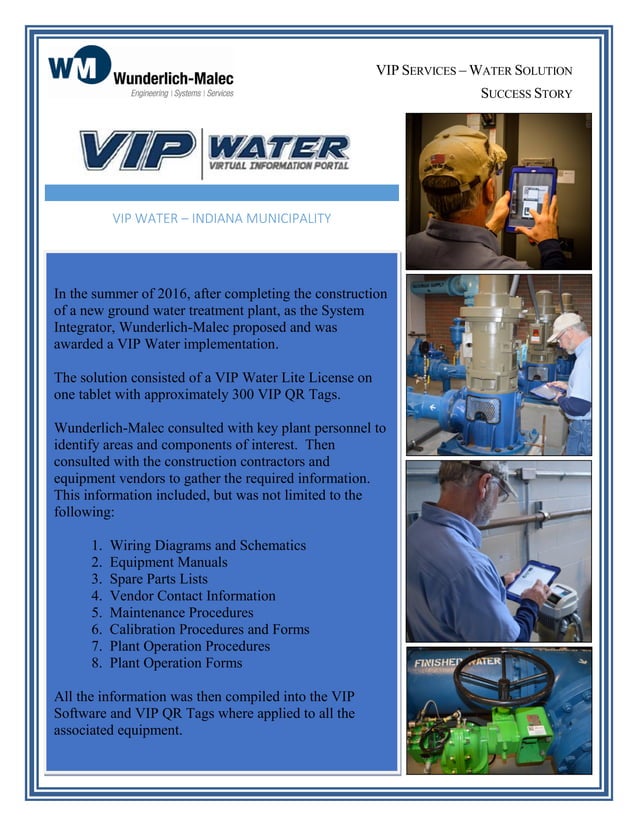 VIP Water Success Story | PDF