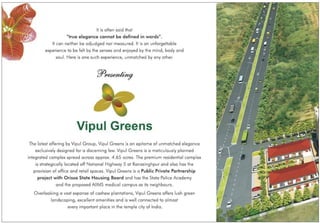 vipul greens bhubaneswar | PDF