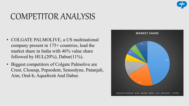 Presentation on Colgate Toothpaste | PPTX | Oral care | Personal Care
