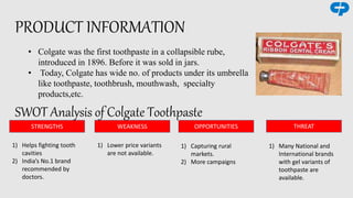 Presentation on Colgate Toothpaste | PPTX