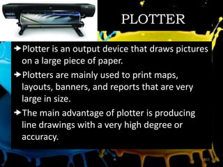 Input and Output Devices. | PPTX