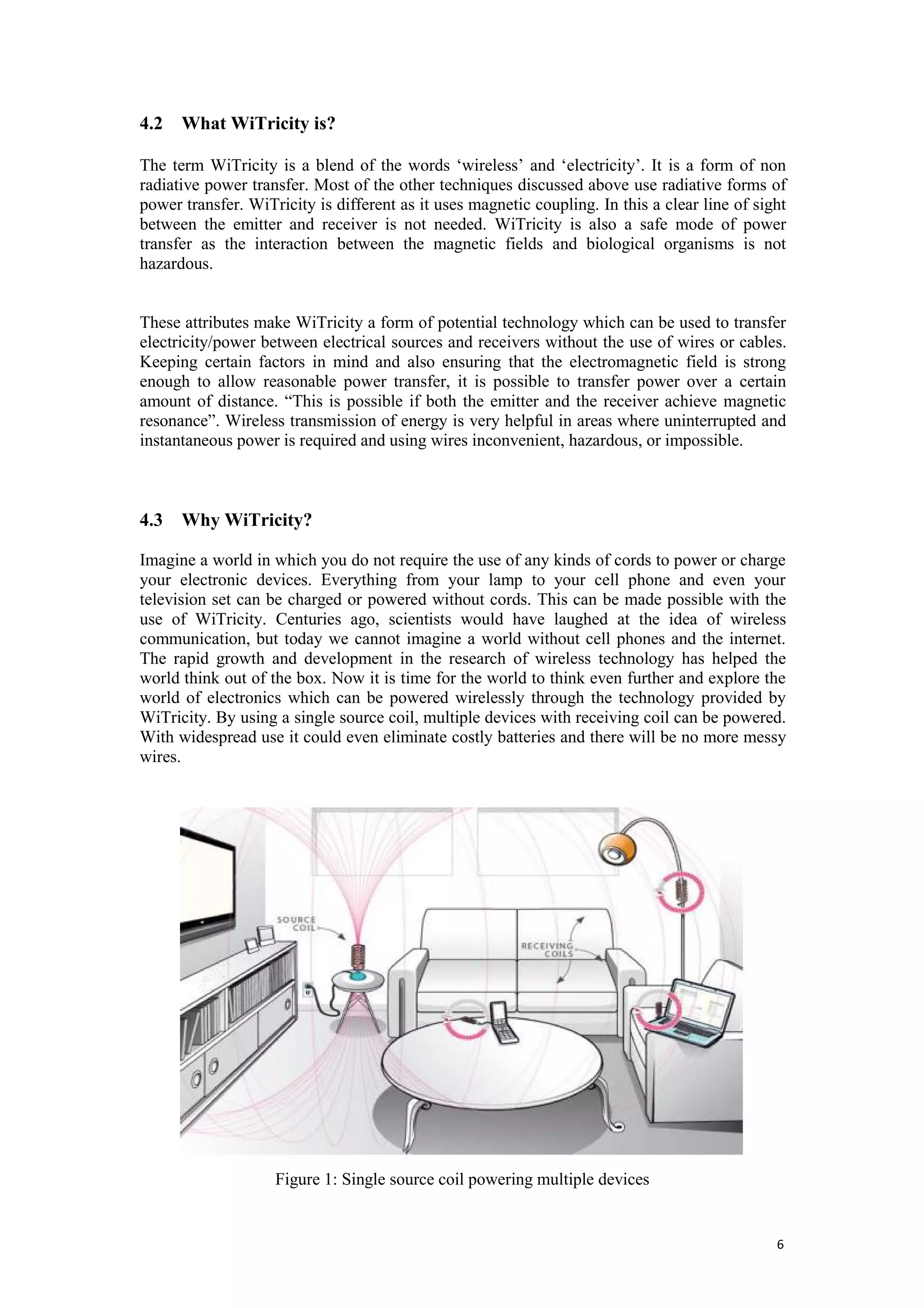 PROJECT REPORT ON WIRELESS POWER TRANSMISSION | PDF