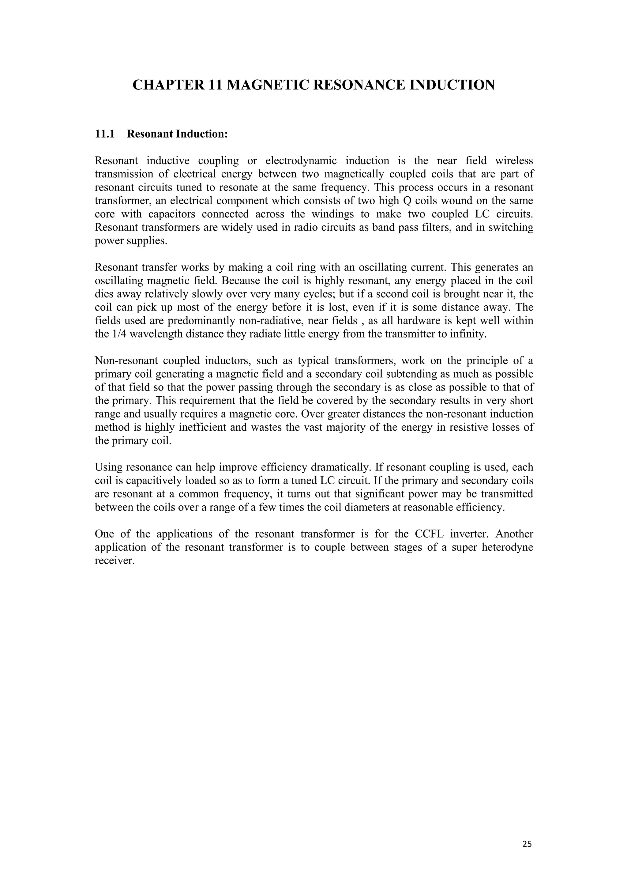 PROJECT REPORT ON WIRELESS POWER TRANSMISSION | PDF